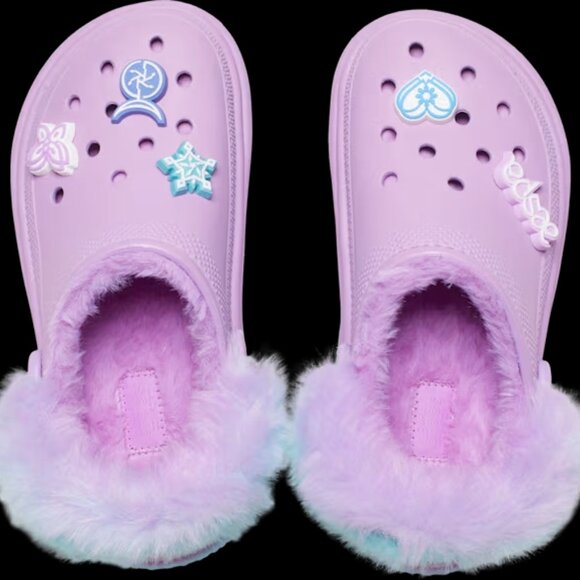 CROCS | Shoes | Aespa X Crocs Stomp Lined Clog Pastel Pink Blue Womens ...
